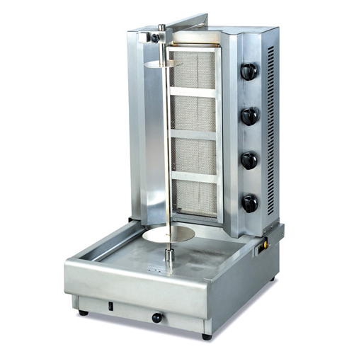 4 Burner Semi auto Kebab machine Bain Marie & Cabinet - ozsarac & Sons